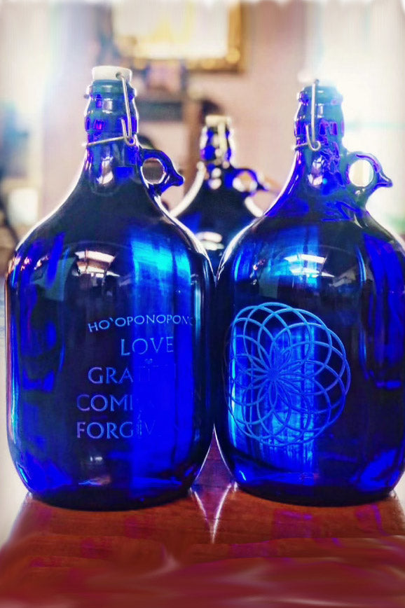 5 Liter Sandblasted Bottles – Blue Bottle Love